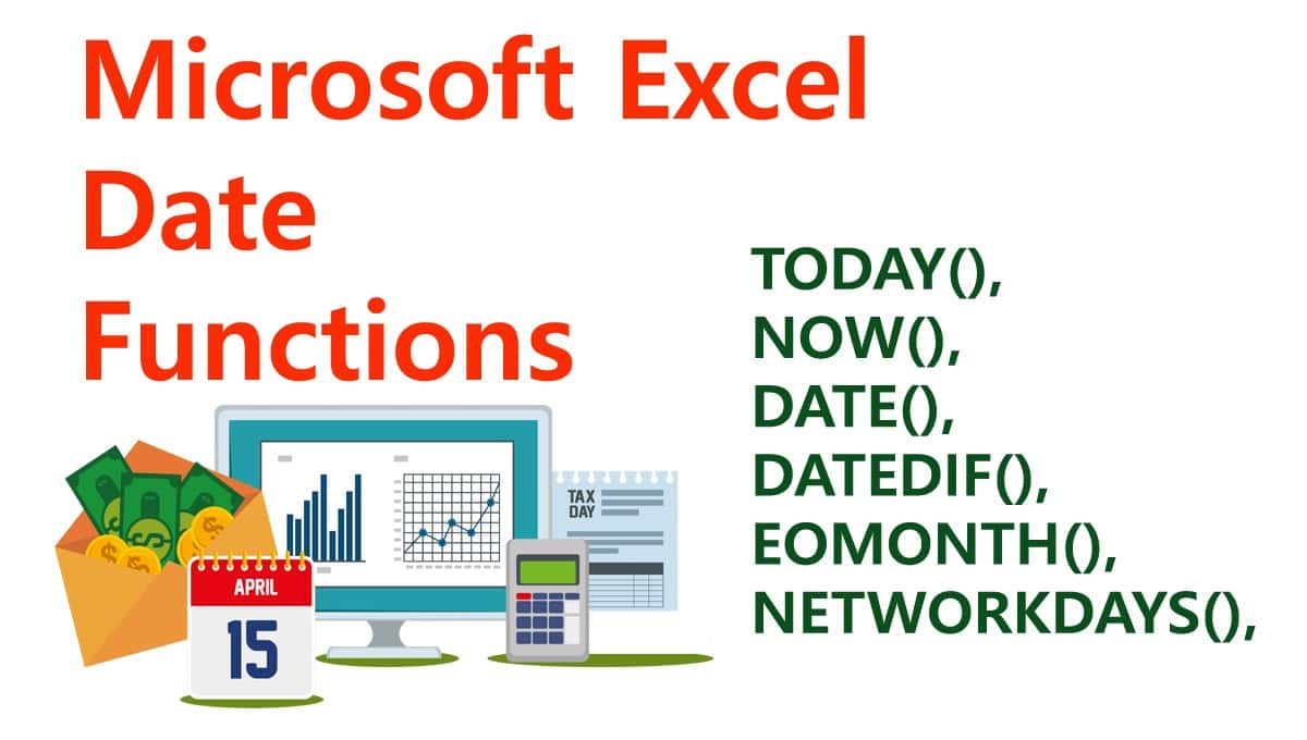 Mastering In MS Excel Date Function